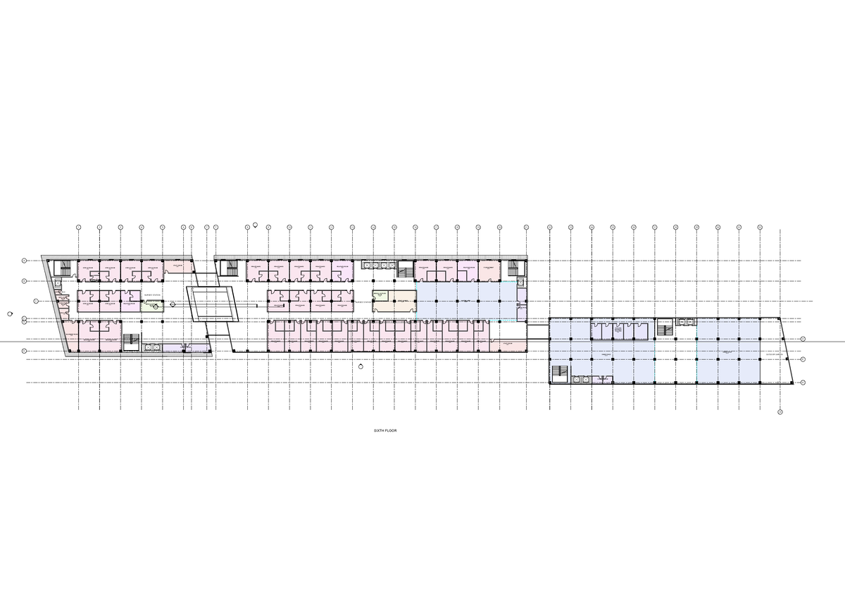 6th to 8th floor sample floor plan hospital - UP - C C' D E STEP-UP ...