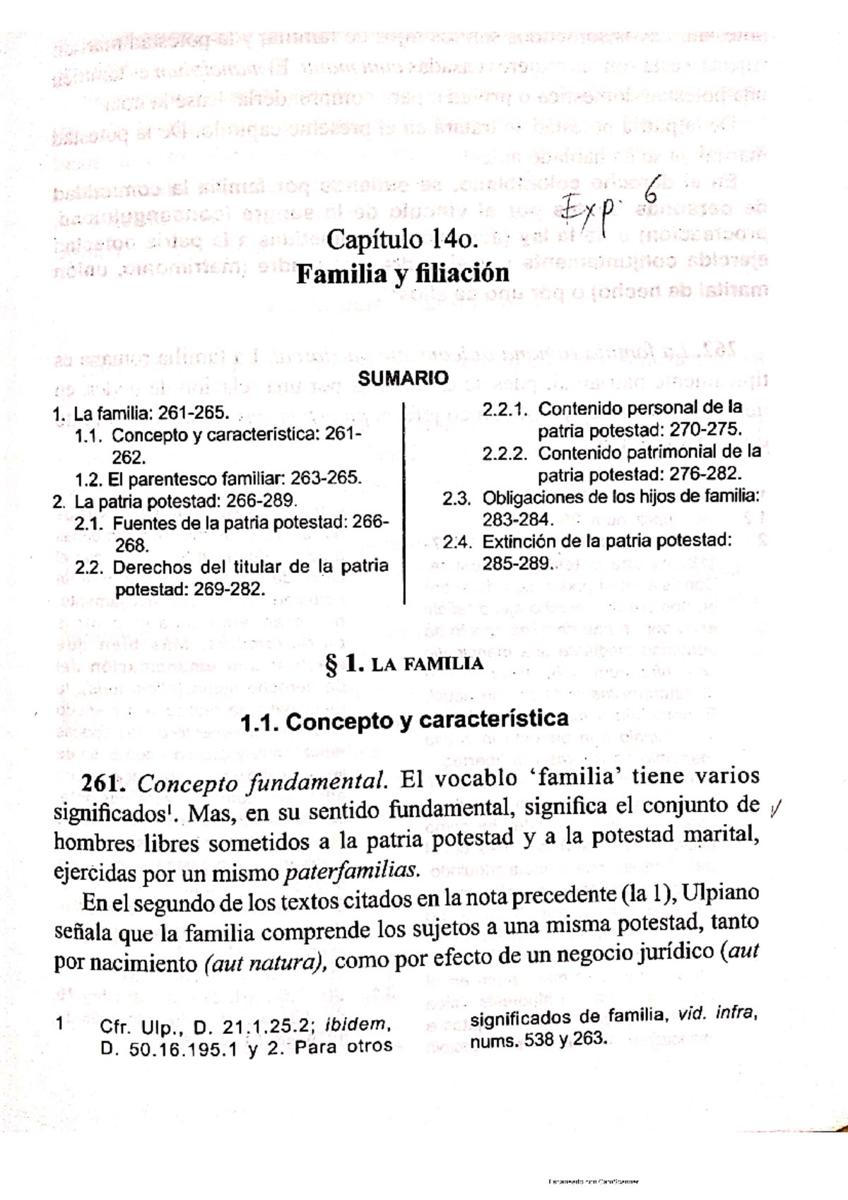 Derecho Romano (Valencia). Capítulo 14; Familia y filiación - derecho ...