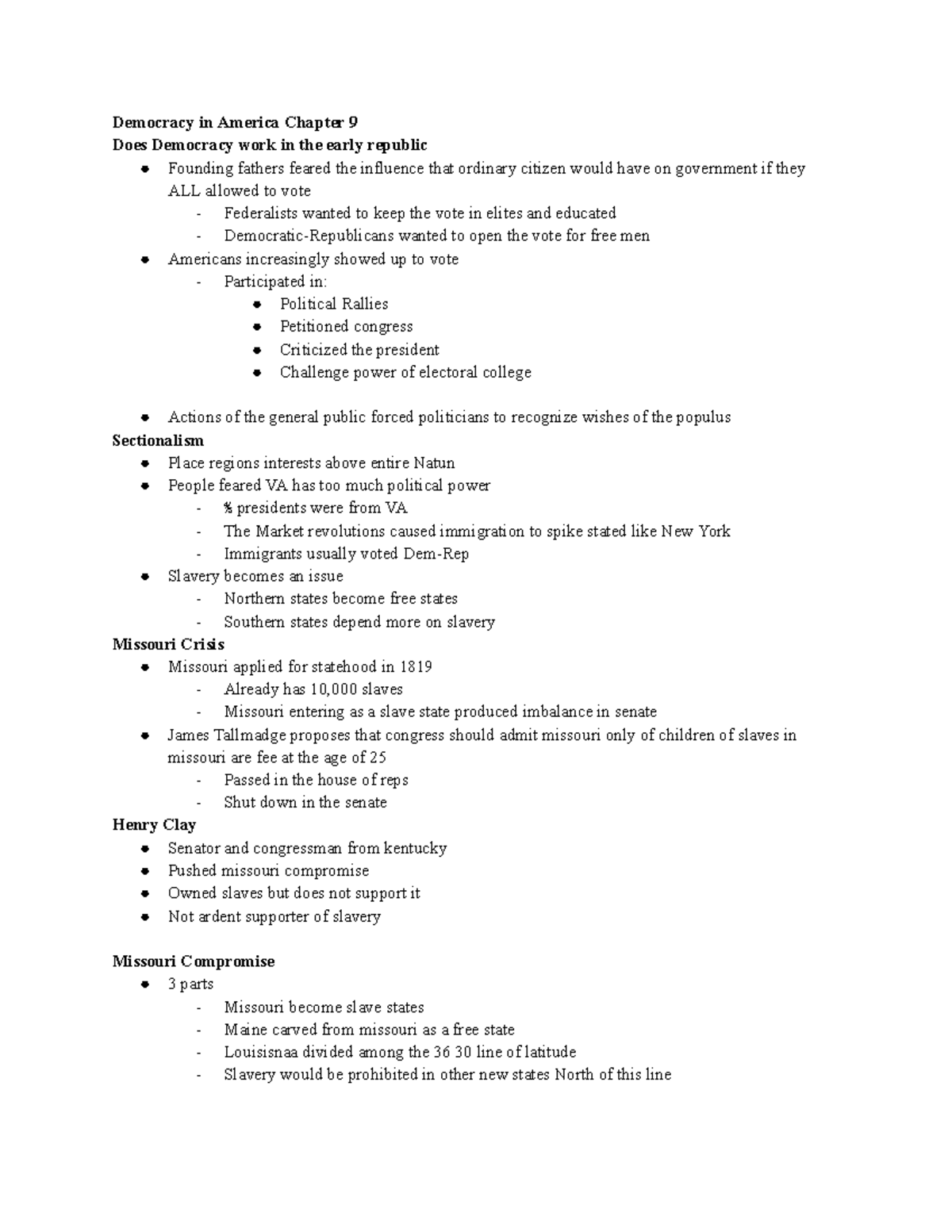Democracy in the US - Democracy in America Chapter 9 Does Democracy ...