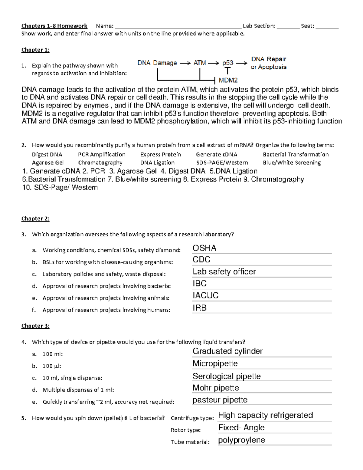 Ch 1-6 hw QBM - chapter 1-6 - Chapters 1-6 Homework Name