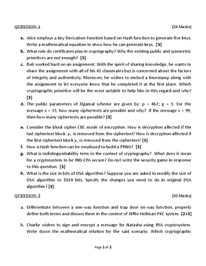 chapter 1 understanding crypto graphy - "Advanced Cryptography -1, Fall 2024 Assignment No. 1 ...