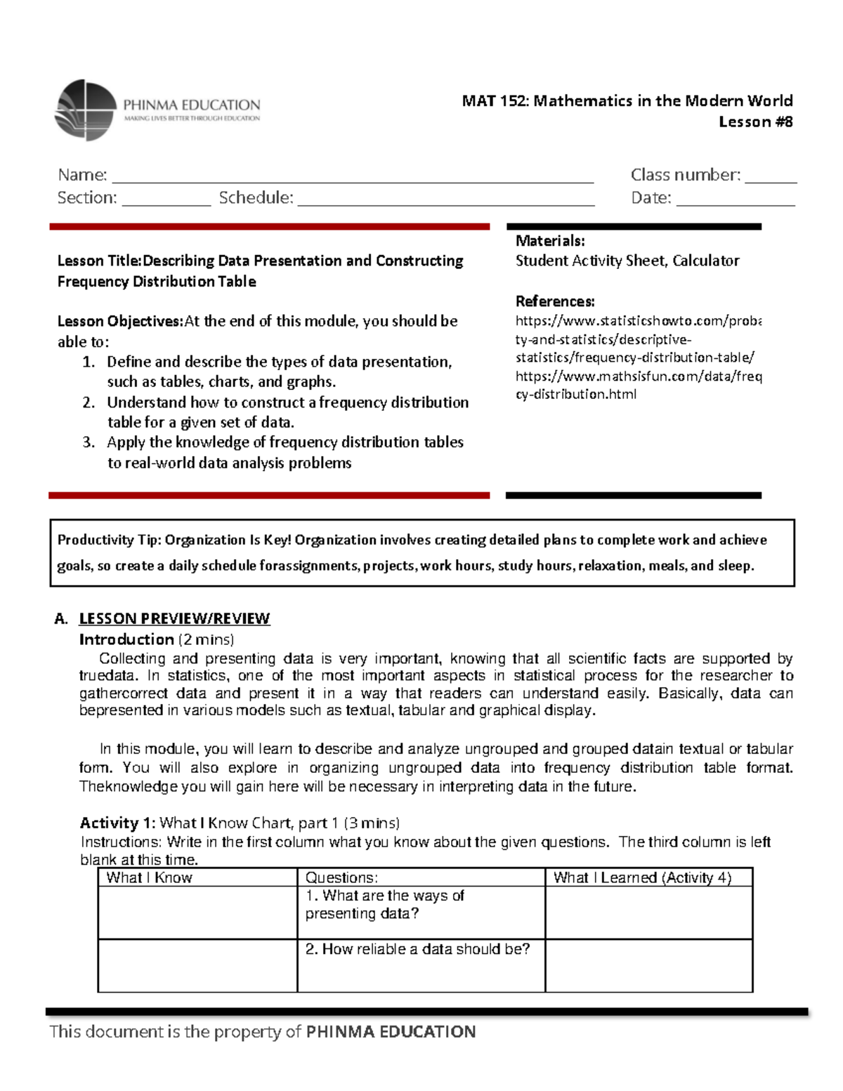 MAT 152 SAS#8 2324 - This file contains question to the following SAS ...