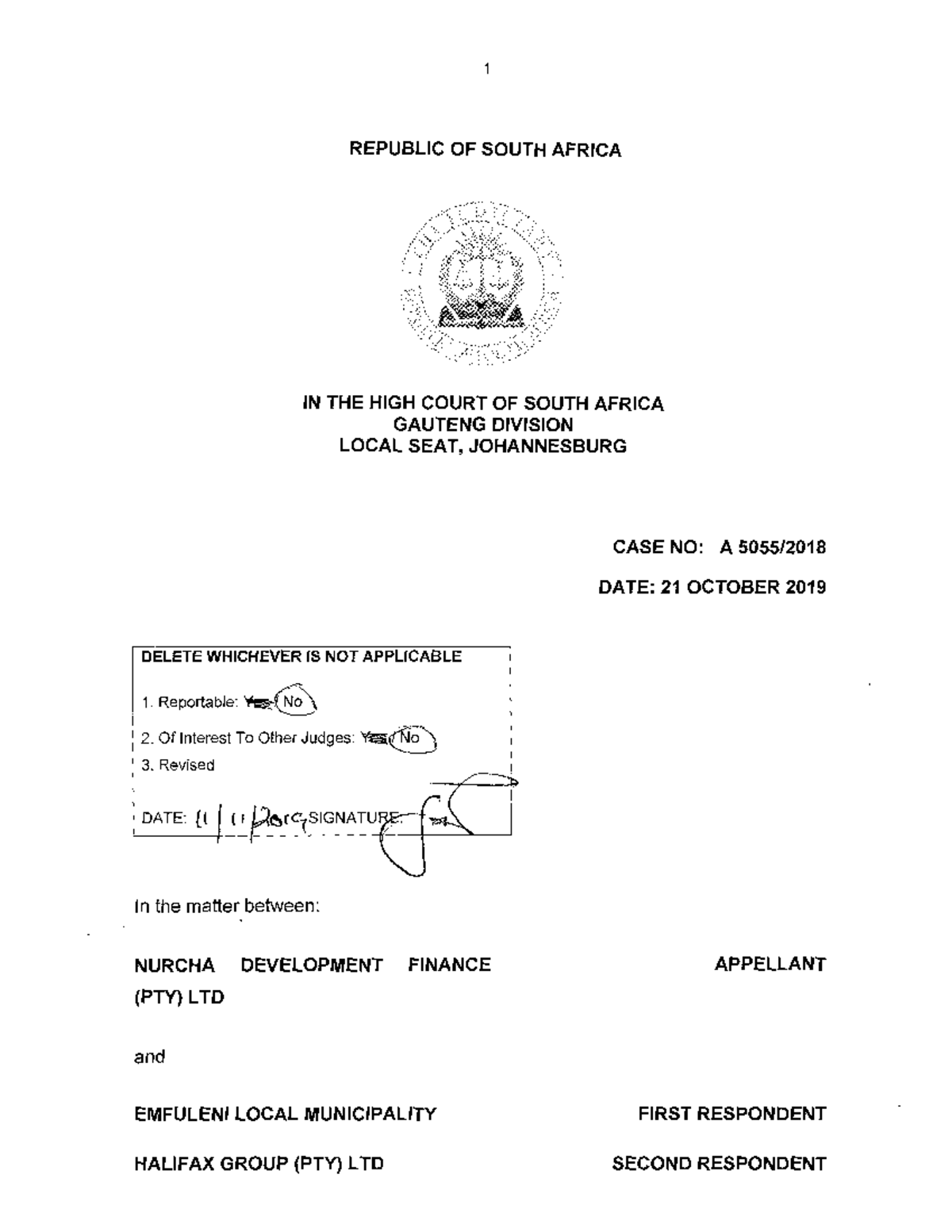 464 - Case law - CSL2601 - Studocu
