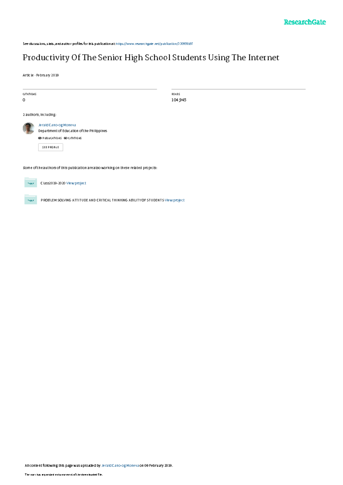 J1 - research quantitative - See discussions, stats, and author ...