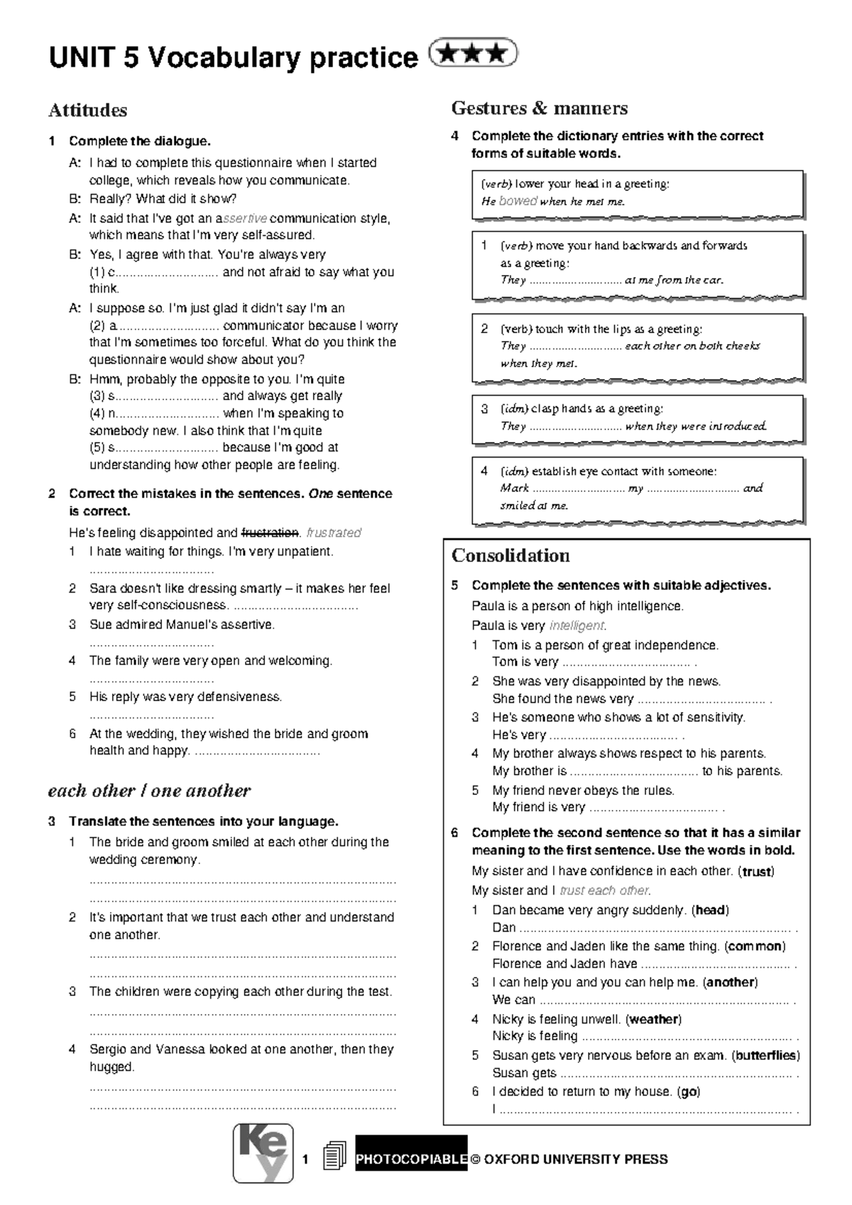 KTB 1 - Unit 5 Voc 3 - EJERCICIOS PREPARACIÓN EXAMEN INGLÉS B2 - UNIT 5 ...