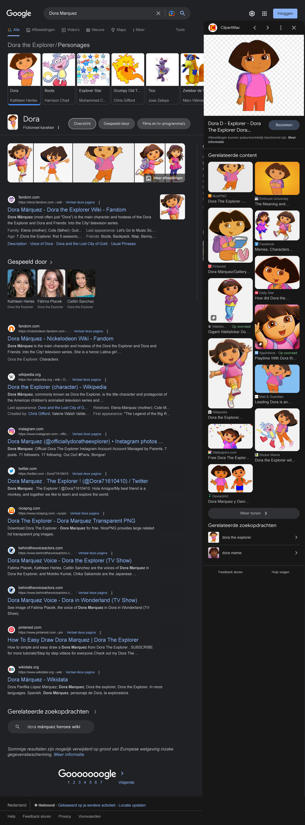 Dora Marquez - Google Zoeken - Dora the Explorer / Personages Dora ...