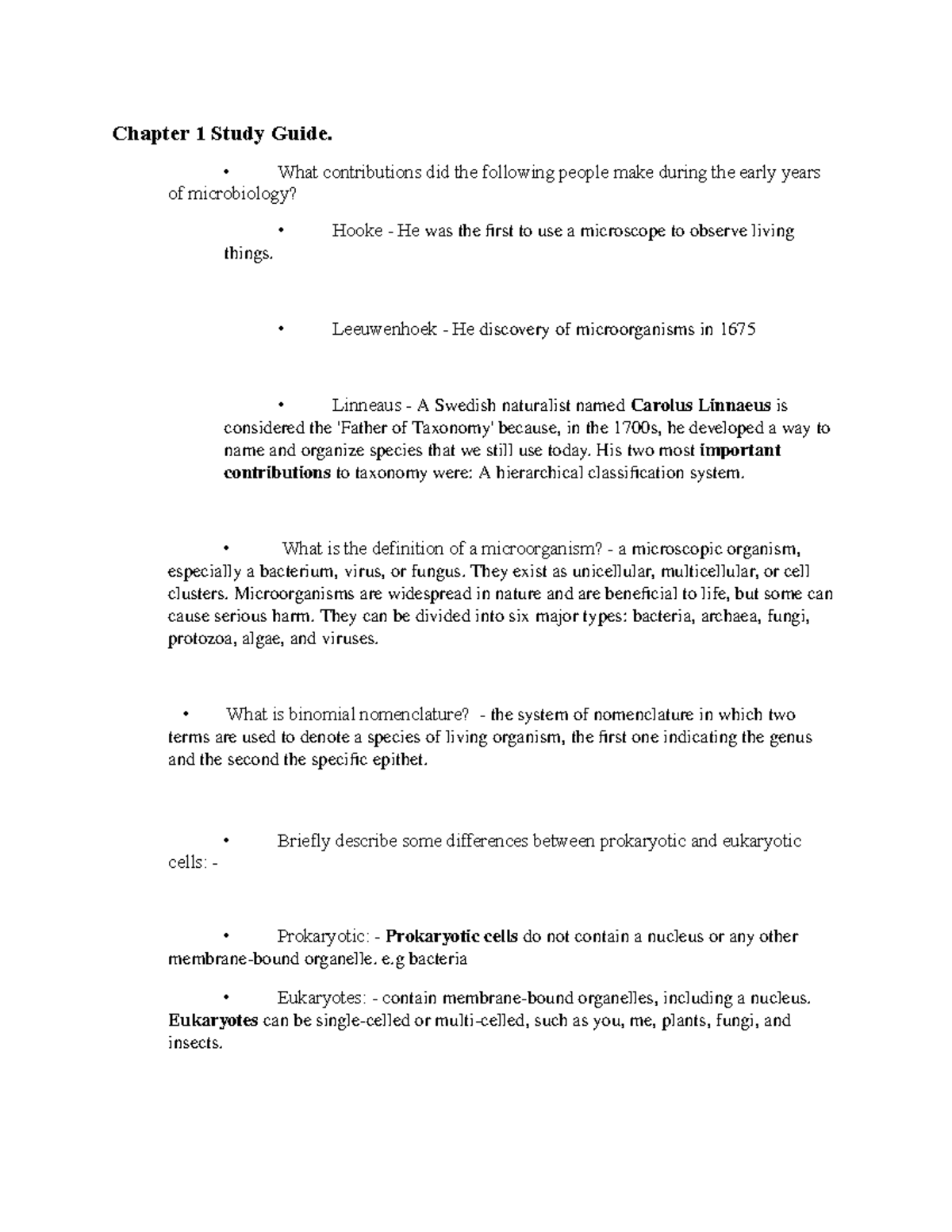 Chapter 1 studyguide S18-1 - Chapter 1 Study Guide. What contributions ...