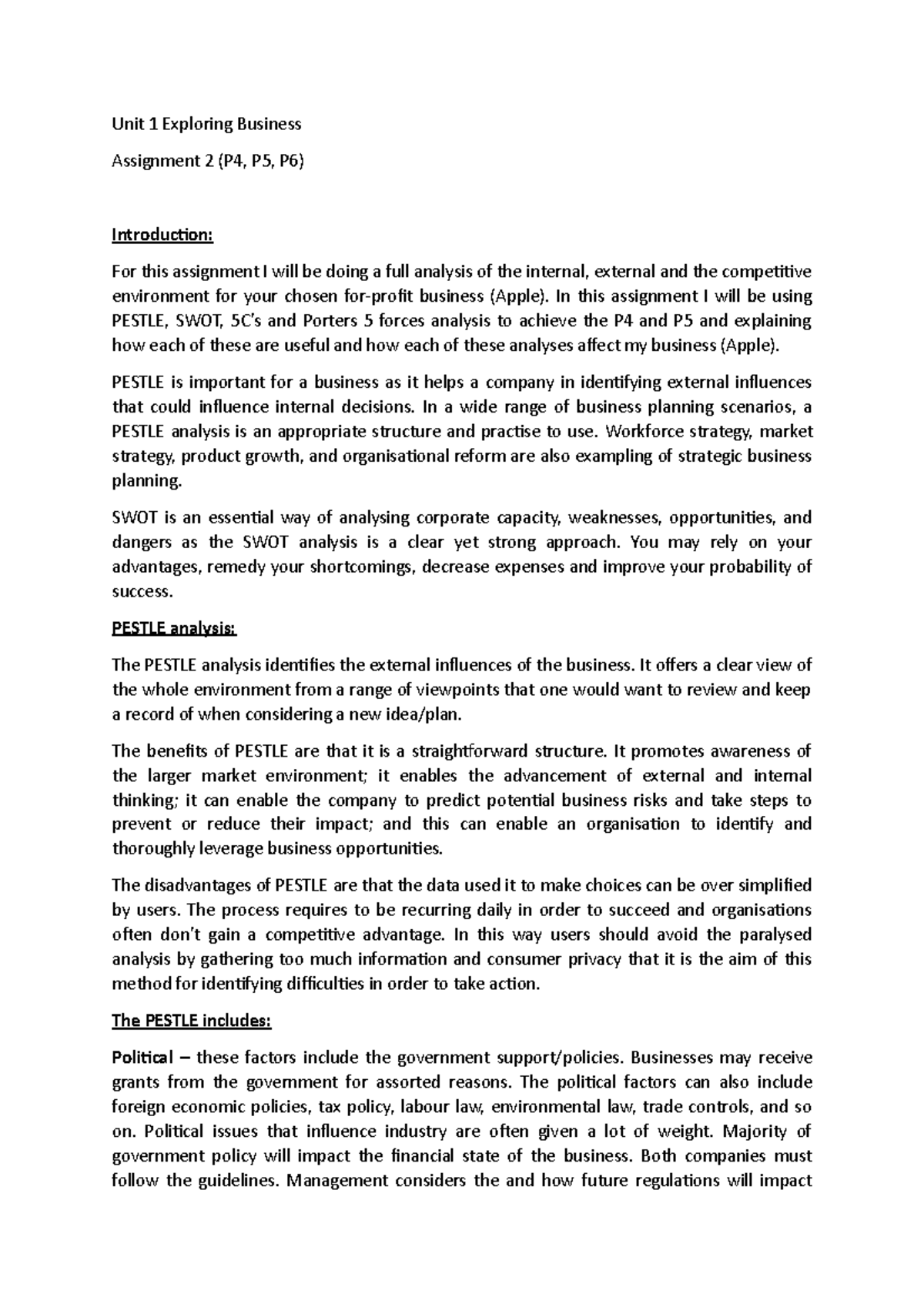 P4 P5 P6 BTEC BUSINESS GG GG vGG - Studocu