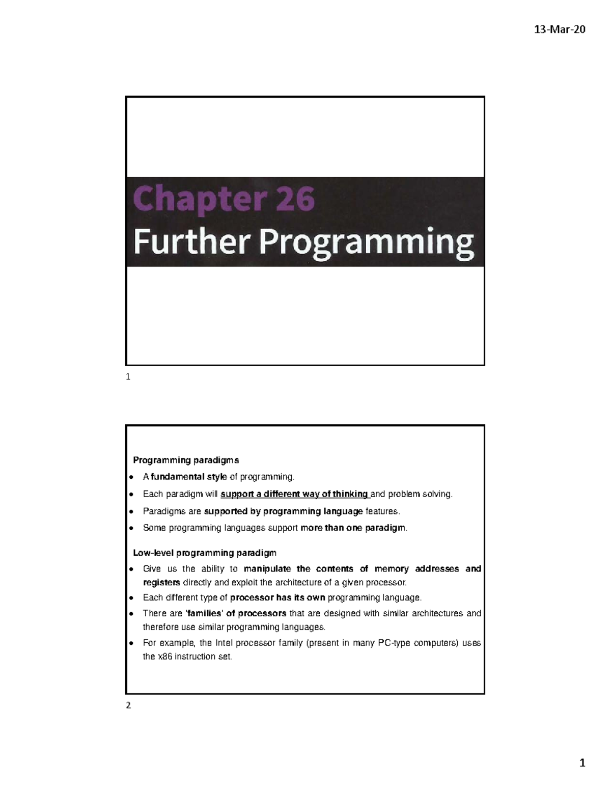Further Programming Lecture Notes 1 3 Warning Tt Undefined Function 32 Warning Tt