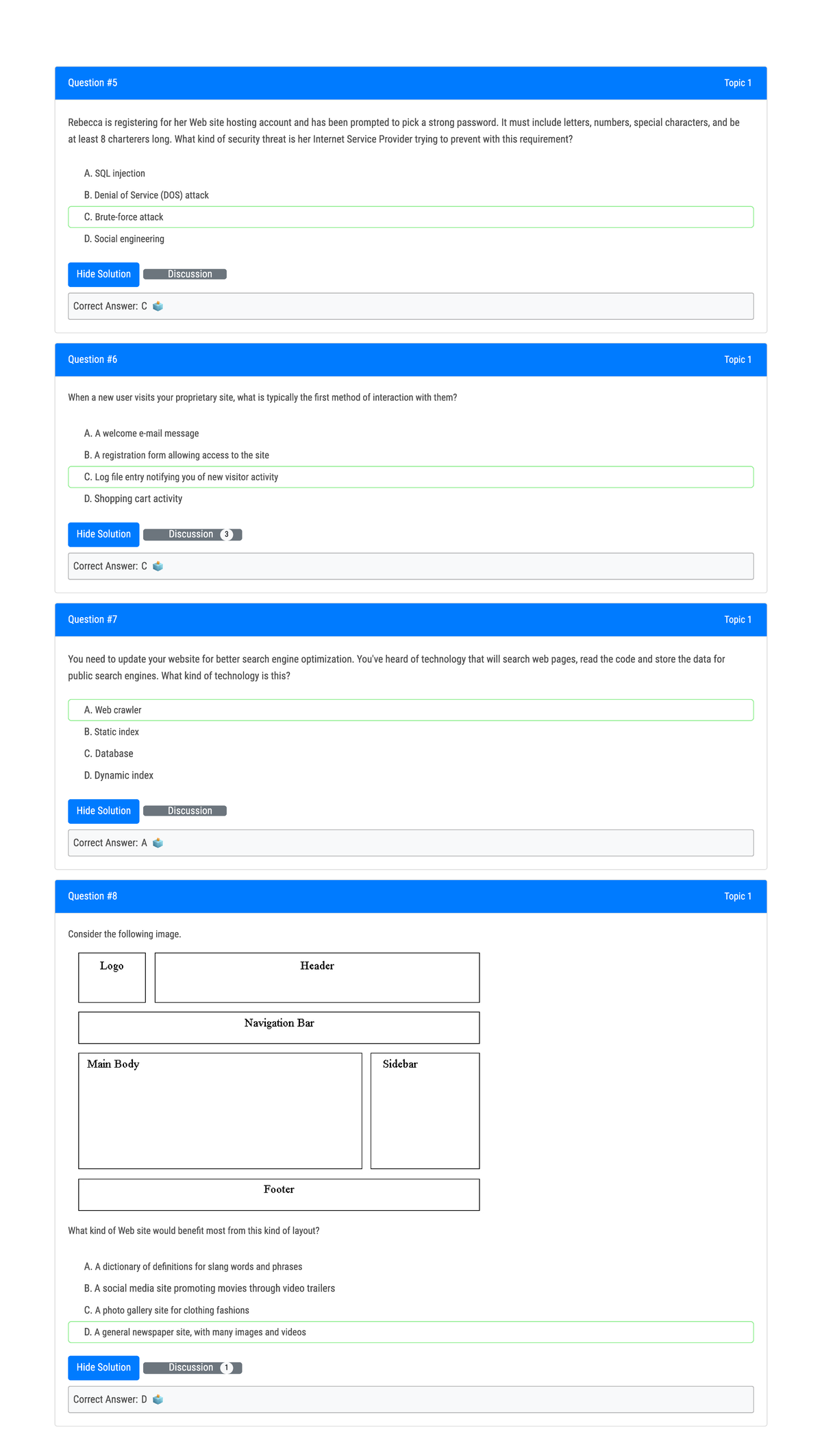 2 - question samples of CIW user interface exam - ( , . & $ - Studocu