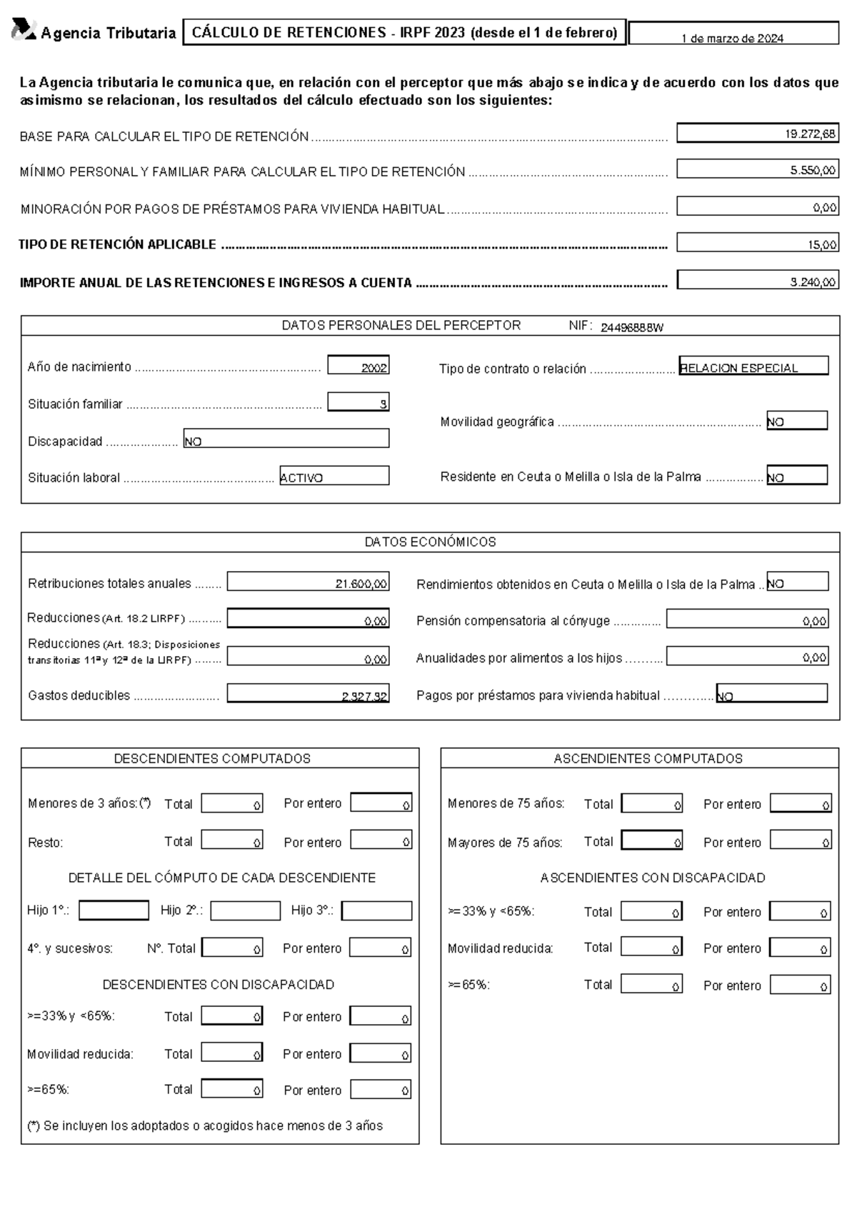 % maricarmen - mkkkk - Agencia Tributaria La Agencia tributaria le ...