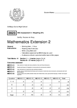 2019 Term 2 Task and Solutions - 2019 Term 2 Assessment Weighting: 30% ...