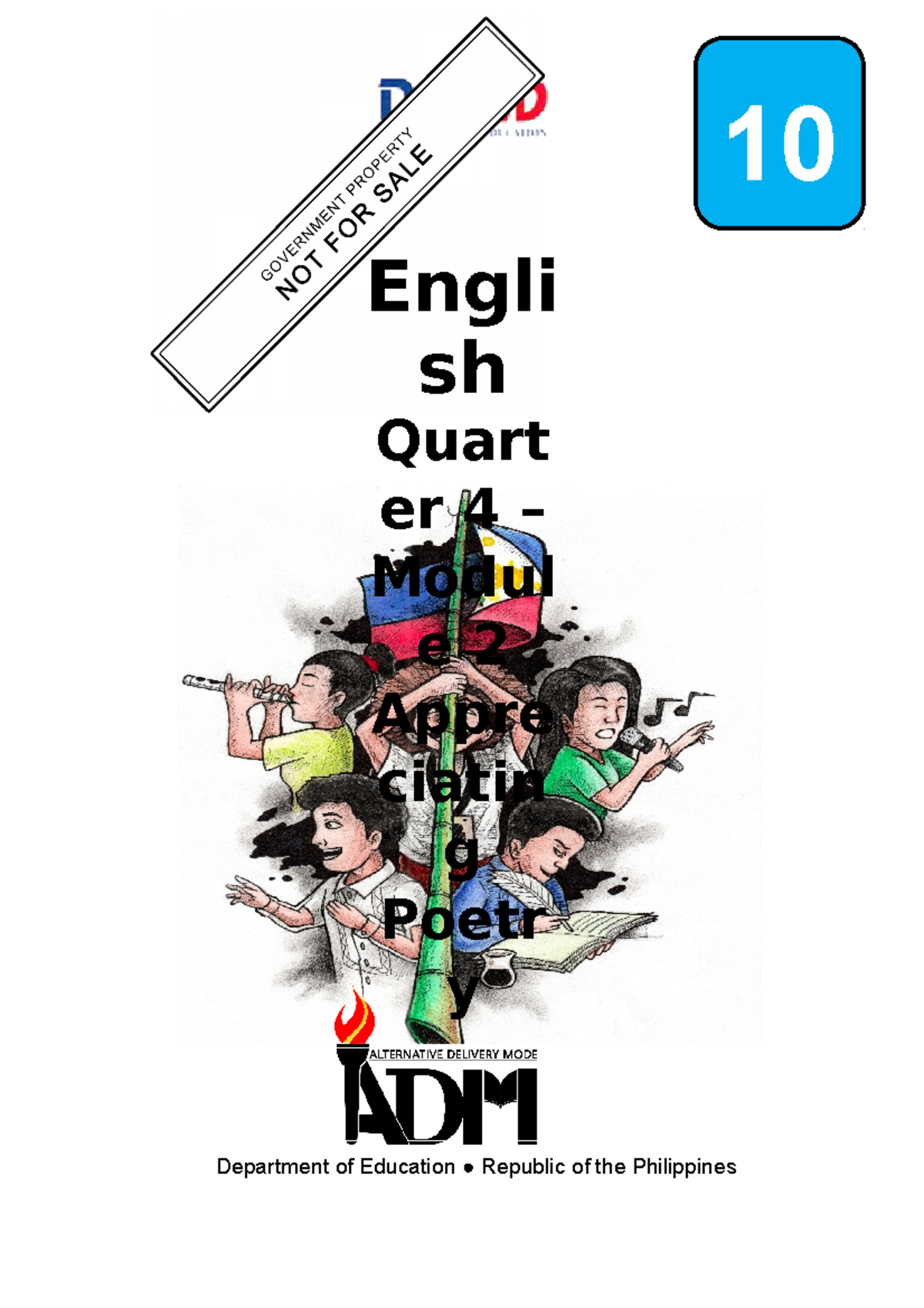 English 10 q4 mod9 appreciating poetry v2 - ####### Department of ...