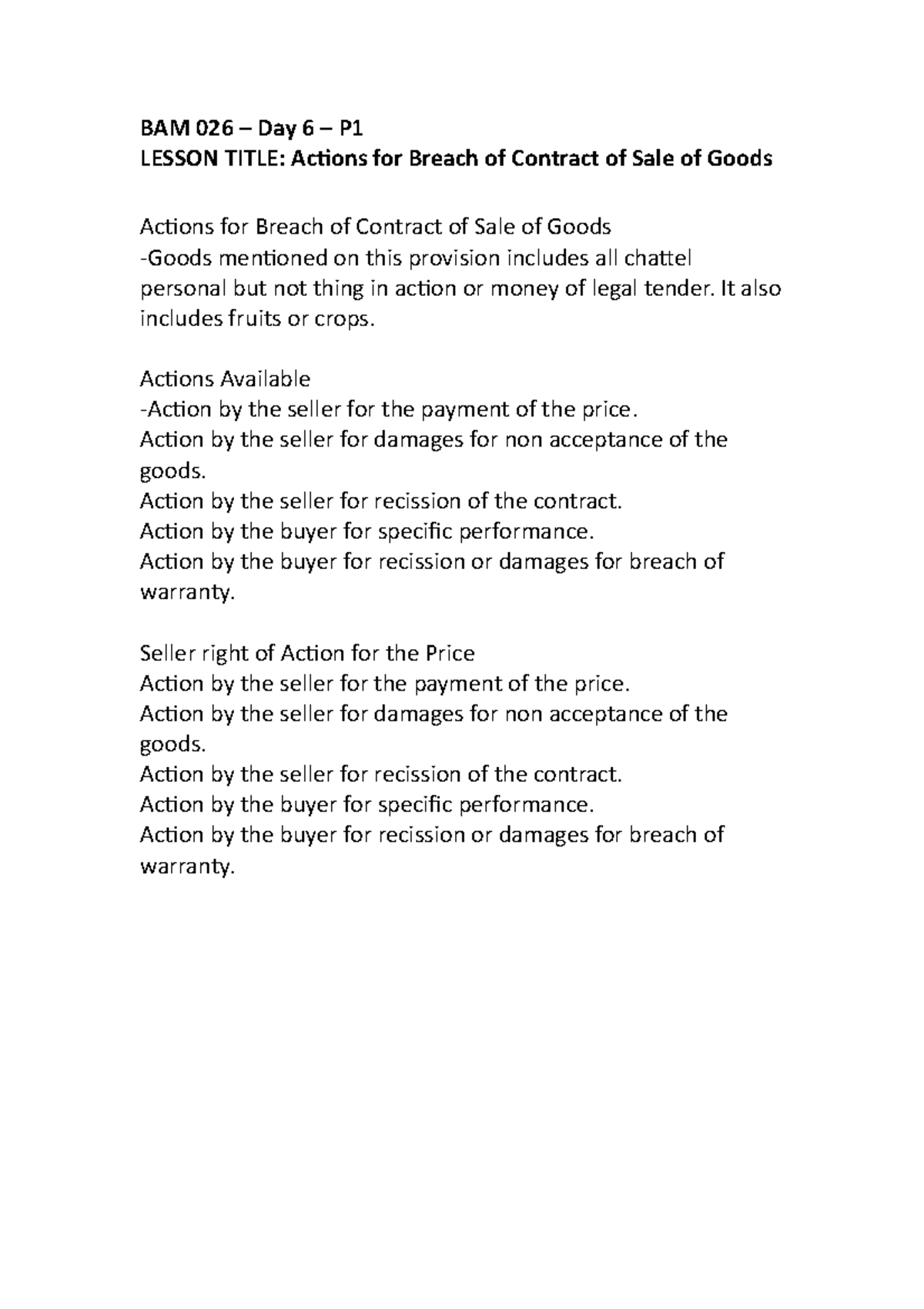 BAM 026 – Day 6 – P1 - BAM 026 – Day 6 – P1 - BAM 026 – Day 6 – P ...