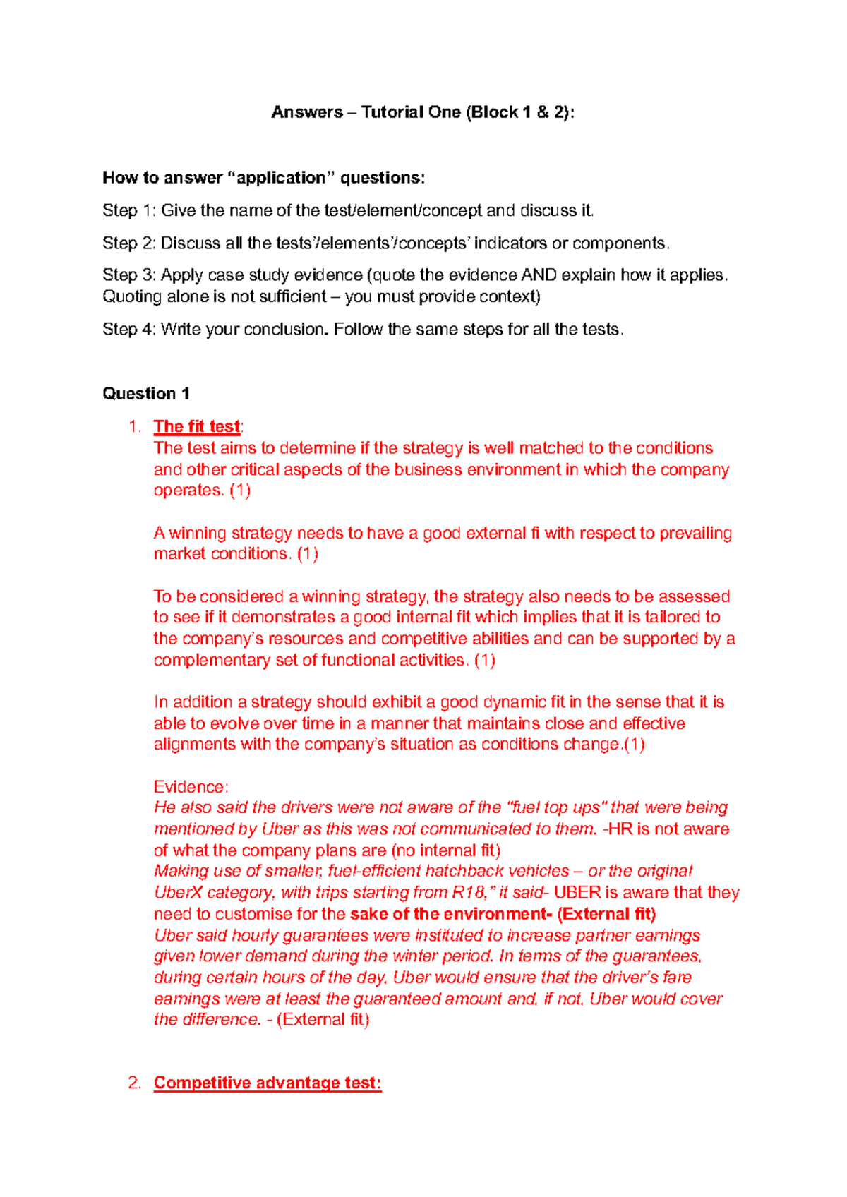 Tutorial Block questions 1 - Answers – Tutorial One (Block 1 & 2): How ...