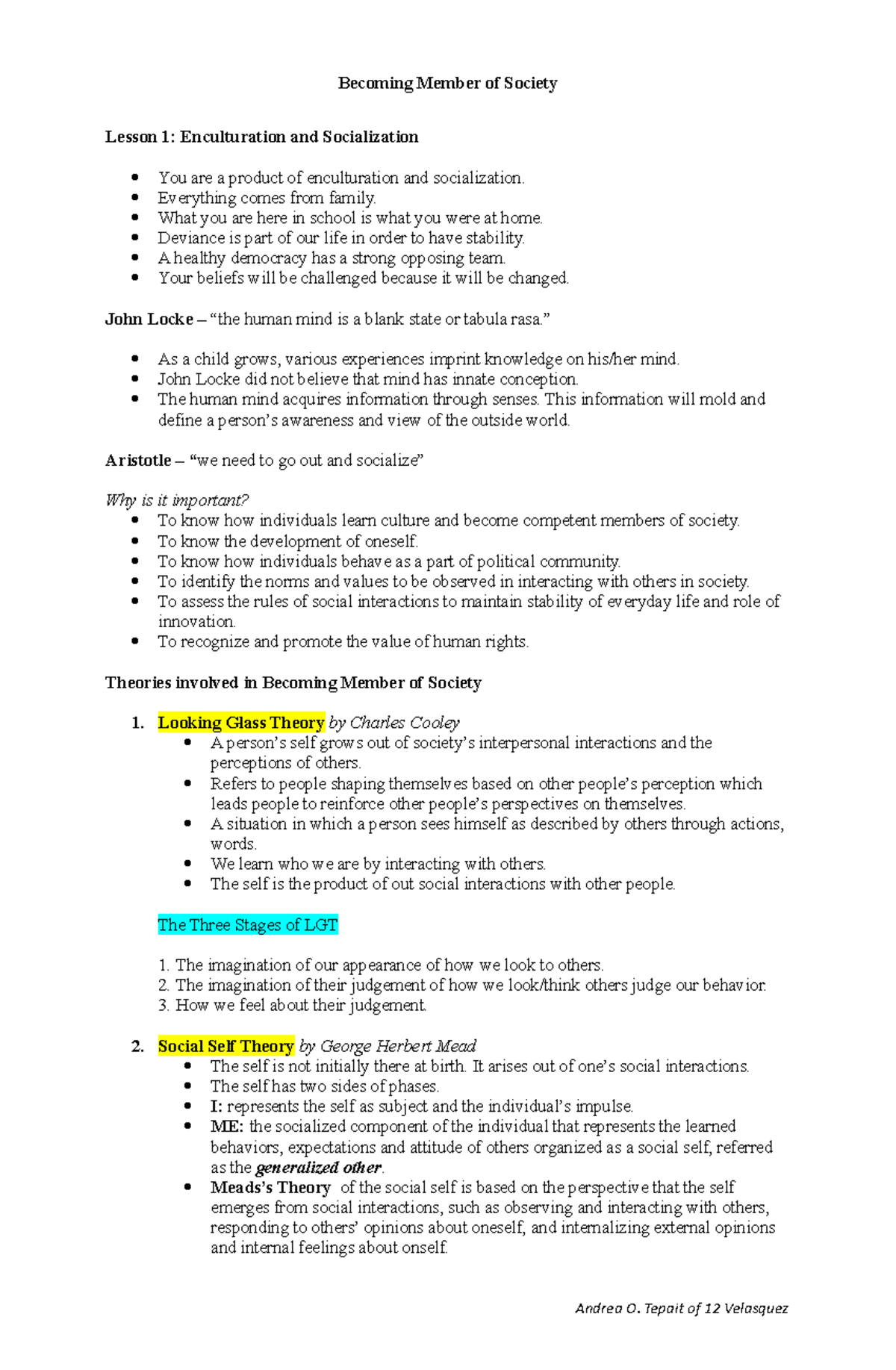 Becoming Member of Society P2 - Becoming Member of Society Lesson 1 ...