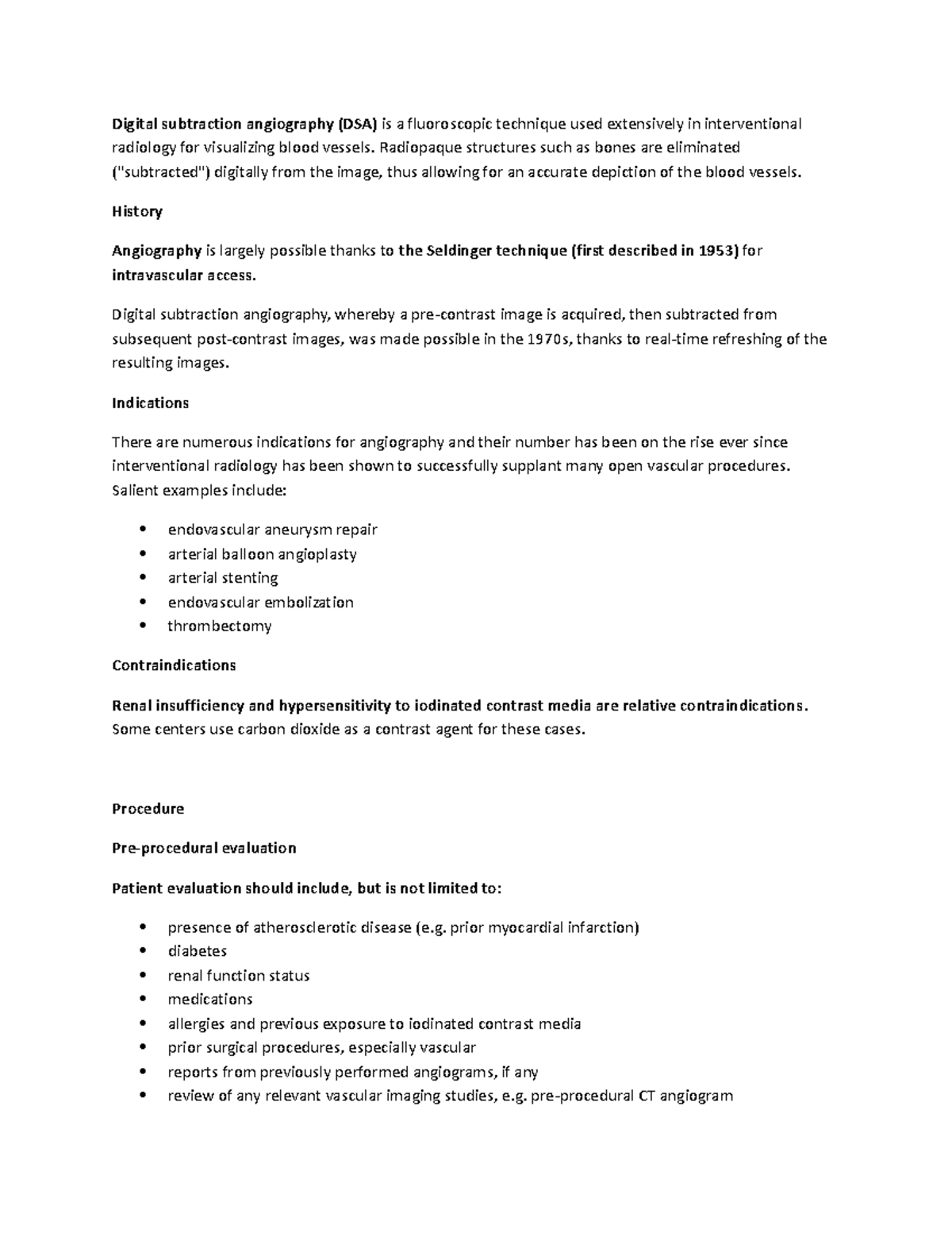 DSA - overview - DIGITAL SUBTRACTION ANGIOGRAPHY - Digital subtraction ...