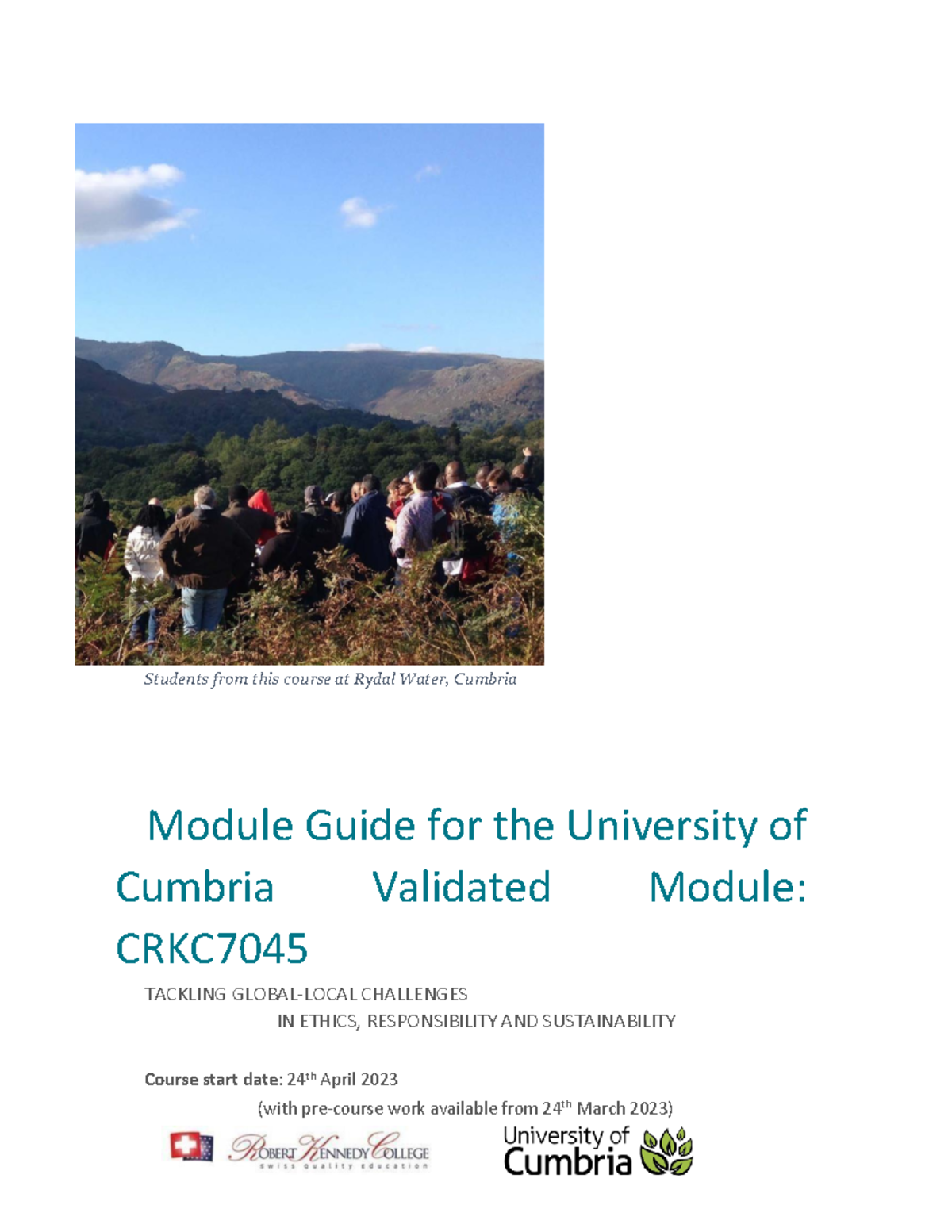 SEPT 2023 Module Guide - 1111111111111111111111111 - Students from this ...