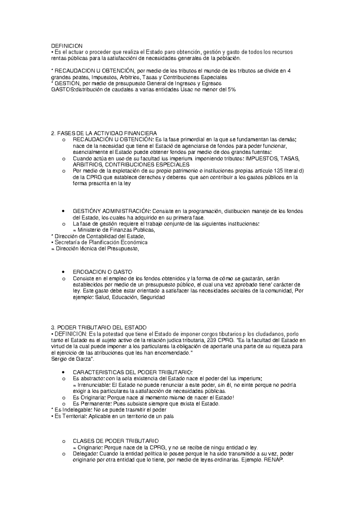 Documento - Apuntes - DEFINICION • Es el actuar o proceder que realiza ...