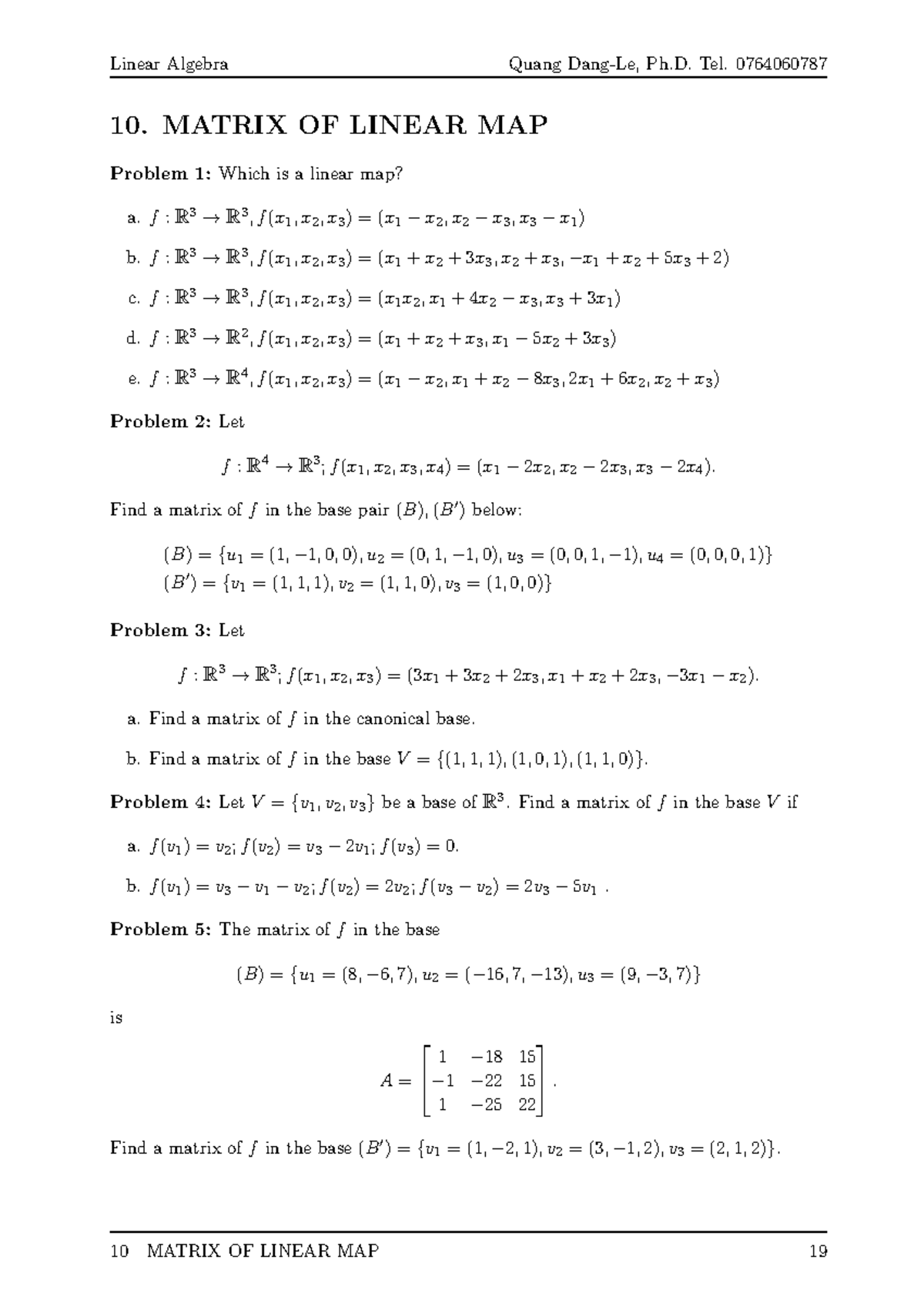 Math ex 14 - Toán cao cấp và bài tập phần tiếp theo - Linear Algebra ...