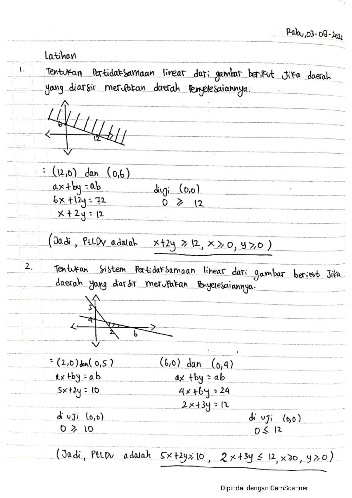 Tugas MTK RAJA Solomo - Assignments matematic - Bahasa Inggris - Studocu