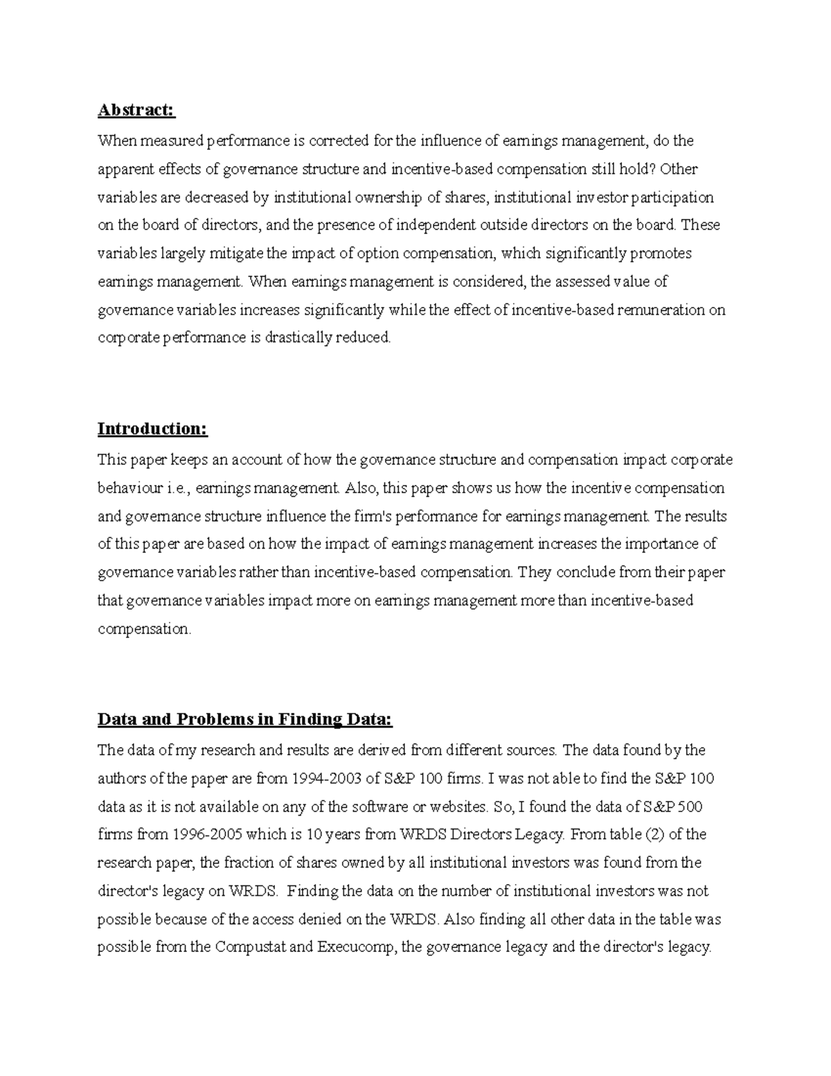 Replication Report - Abstract: When measured performance is corrected ...