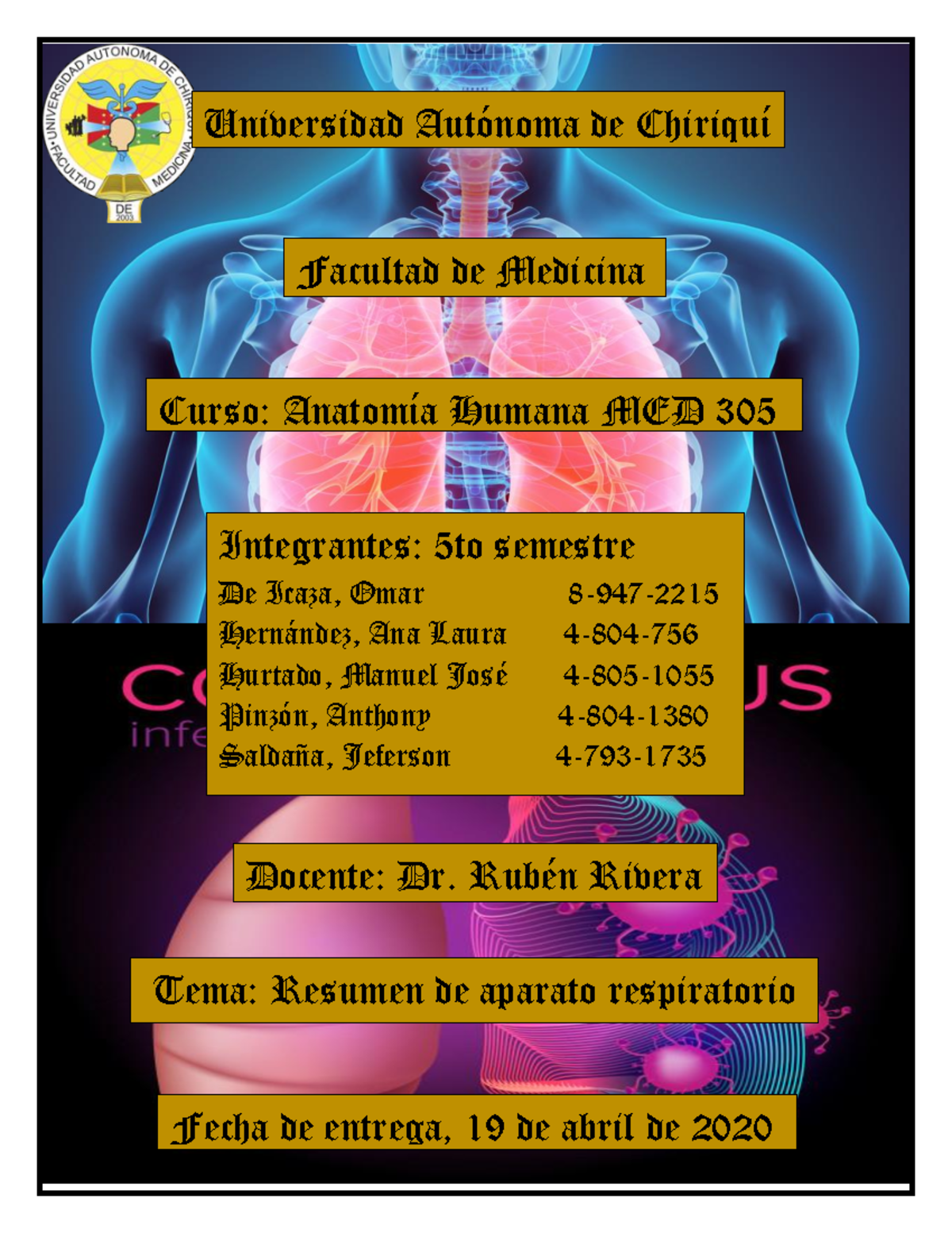 Resumen de Anatomía - Sistema Respiratorio - Warning: TT: undefined function: 32 Warning: TT ...