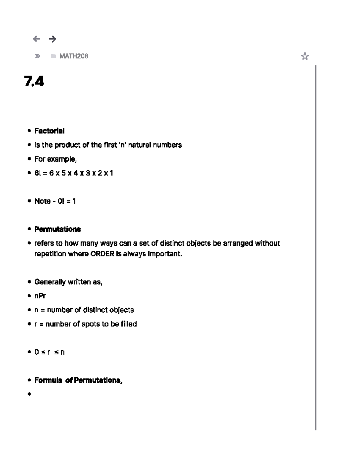 7.4 - MATH208 - MATH 208 - Studocu