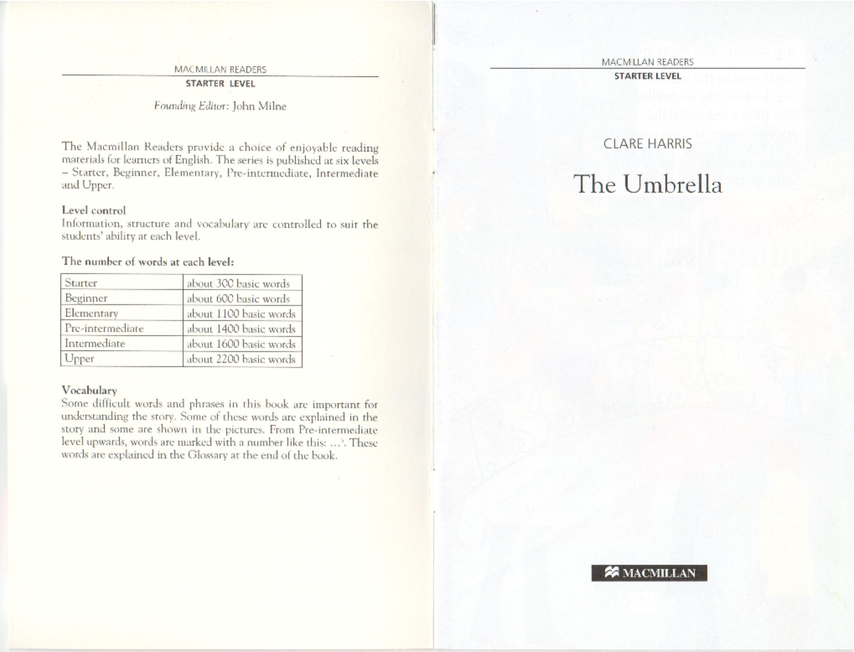 Clare Harris - The Umbrella [English Online Club - idioma extranjero ...