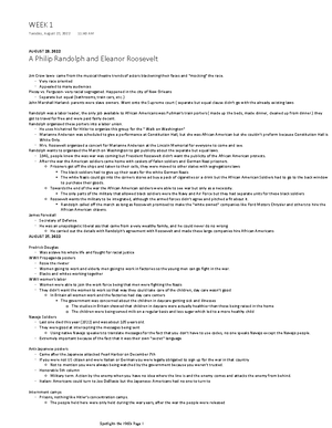 History of the 1960s Term 2 Notes - History of the 1960s Term 2 Notes ...