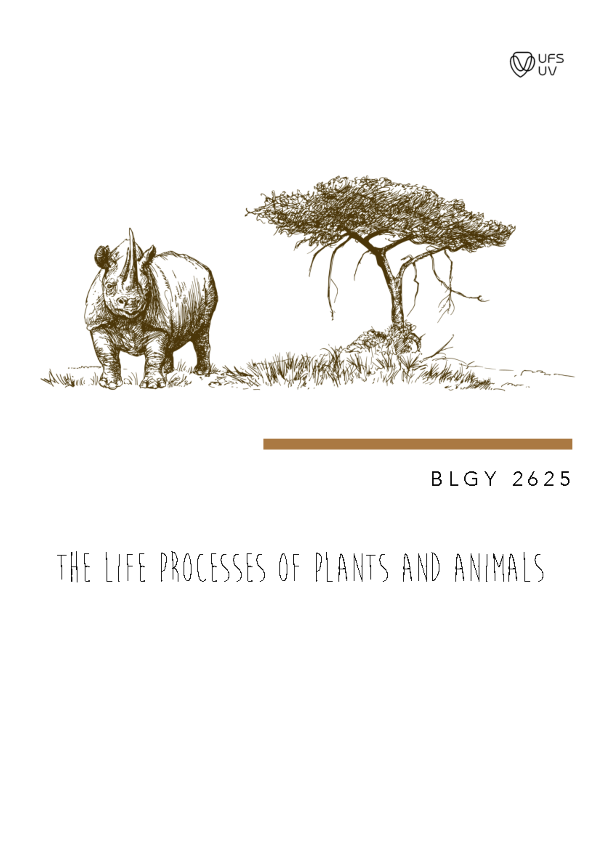 BLGY2625 Study Guide (2024) - B L G Y 2 6 2 5 The Life Processes of ...