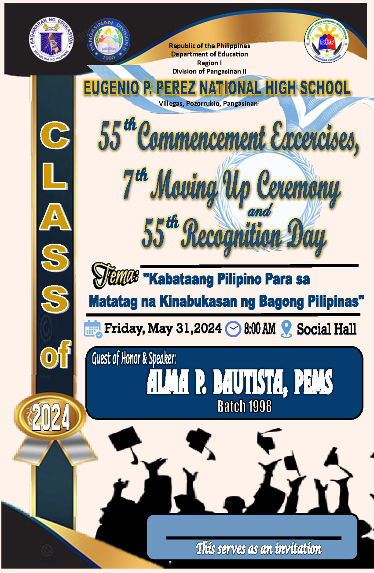 Final Graduation Prog 2024 - Republic of the Philippines Department of ...