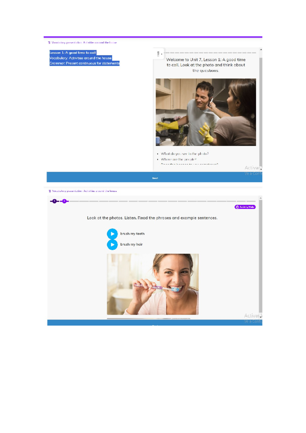 Practica 7 Evaluada - Ingles 1 - Studocu