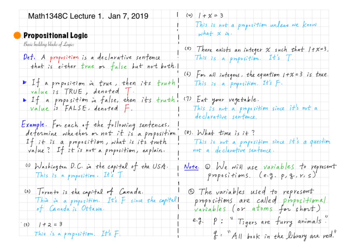 MAT1348 CLec01 - lecture note - MAT1348 - Studocu