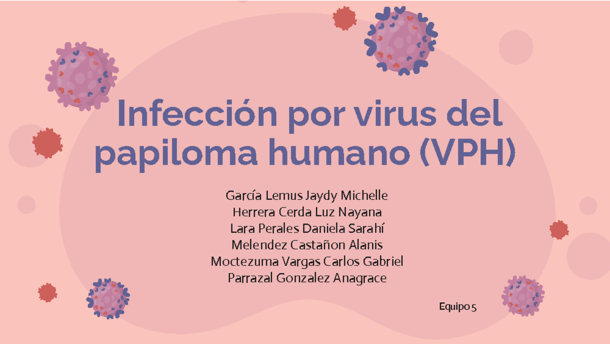 Infección por VPH - Infección por virus del papiloma humano (VPH ...