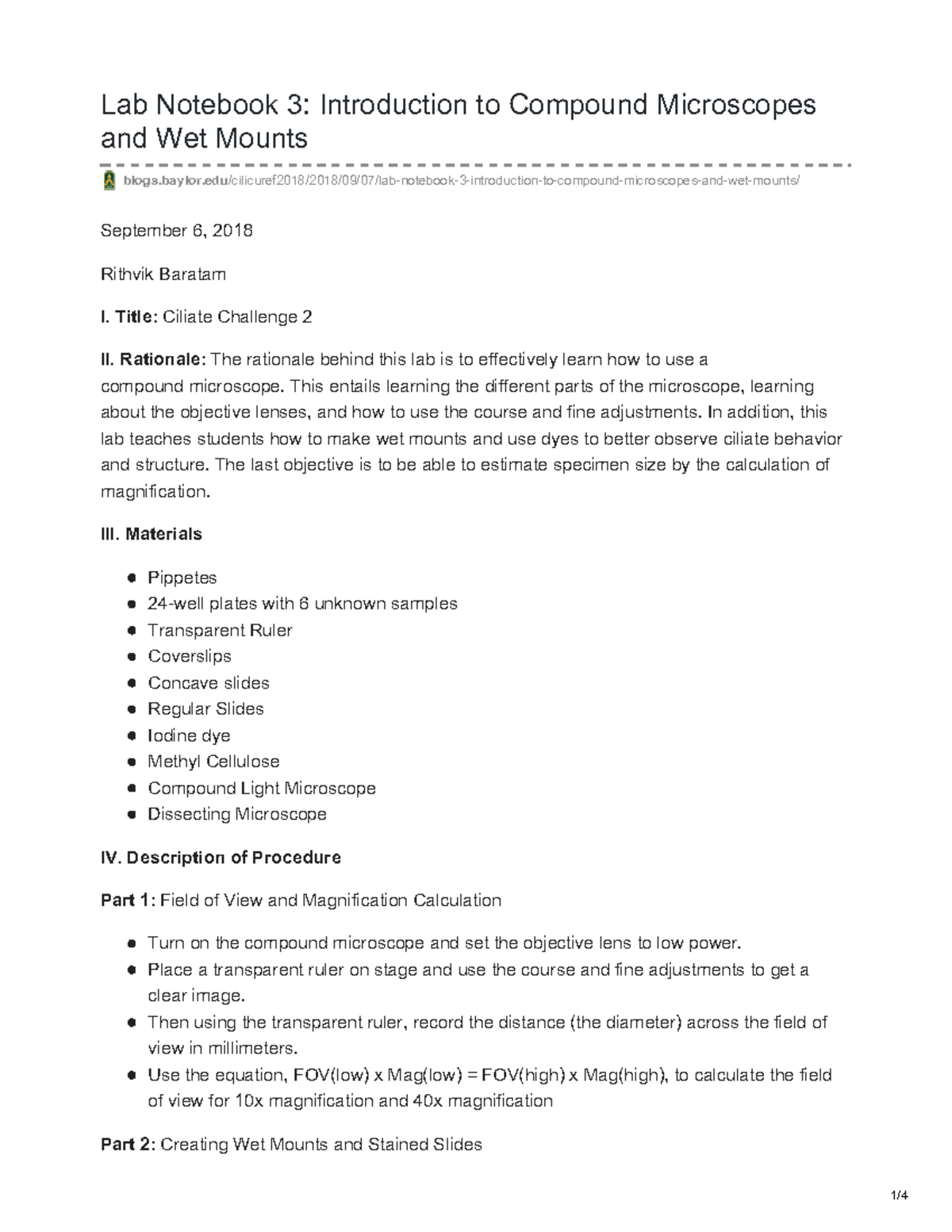 notebook requiremnt - Lab Notebook 3: Introduction to Compound ...
