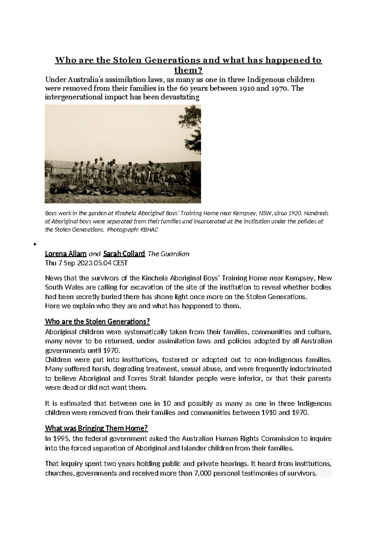 Australia Aborigines FILE - Who are the Stolen Generations and what has ...