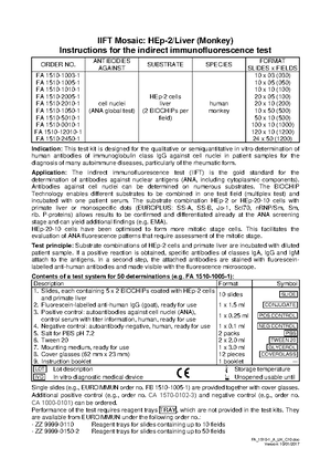 ANCA IFT - kit insert - Granulocyte Mosaic and EUROPLUS Granulocyte ...
