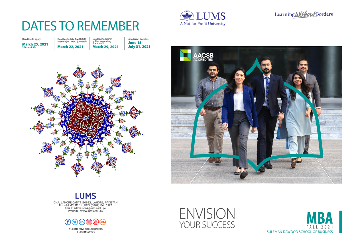 MBA - Flyer on important mba information - Machine Learning - Studocu