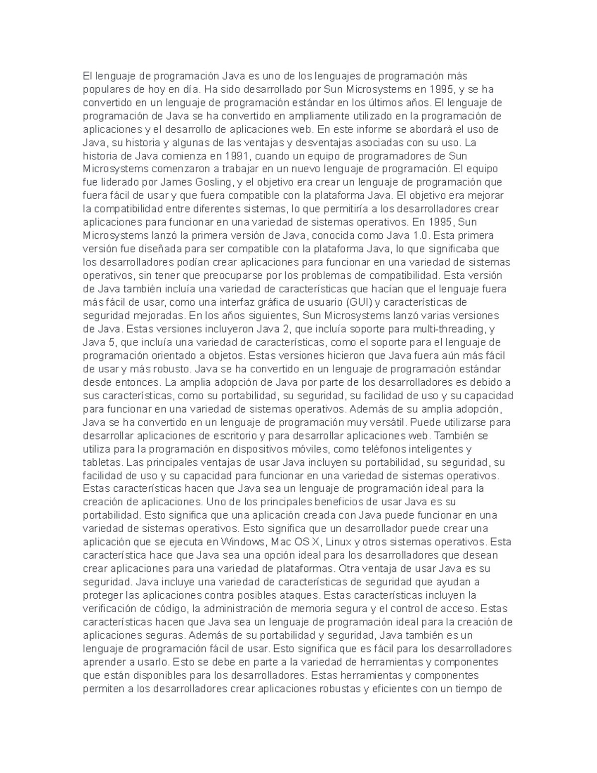 Java - La importancia de JAVA como lenguaje de programación y los pro y ...