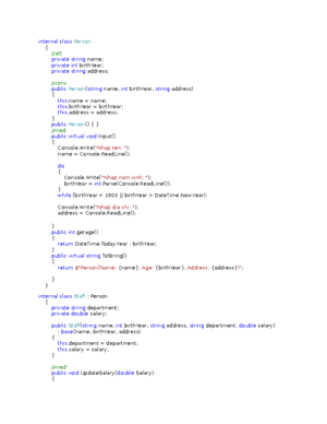 Buoi9 truu tuong - Very helpful - using System; using System.Collections; using System; using ...