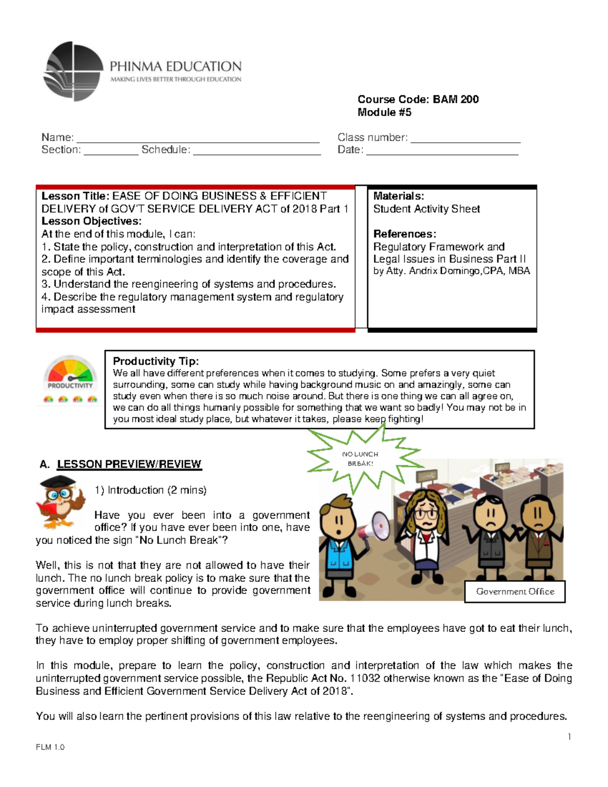 SAS#5-BAM200 - xcfygvhbjn - Module # 5 Name ...