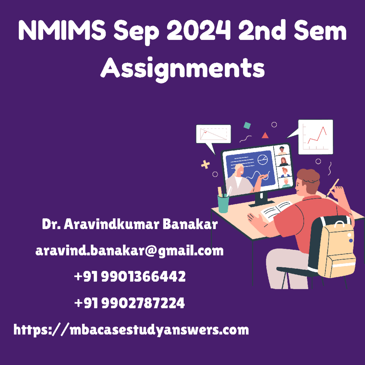 NMIMS SEP 2024 2nd Sem Assignments by Dr. Aravind Banakar - 9901366442 - 9902787224 - Studocu