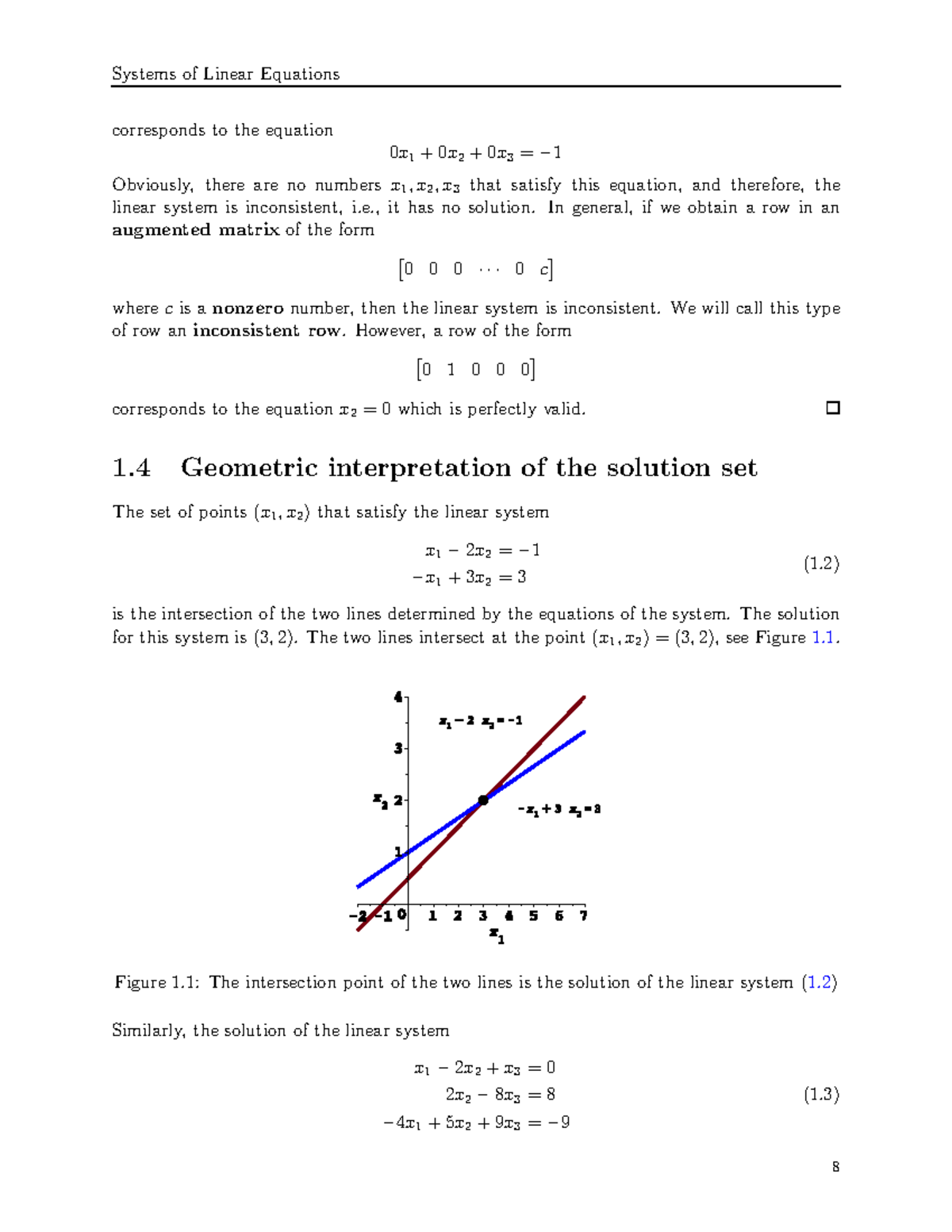 Linear algebra-3 - good - Systems of Linear Equations corresponds to ...