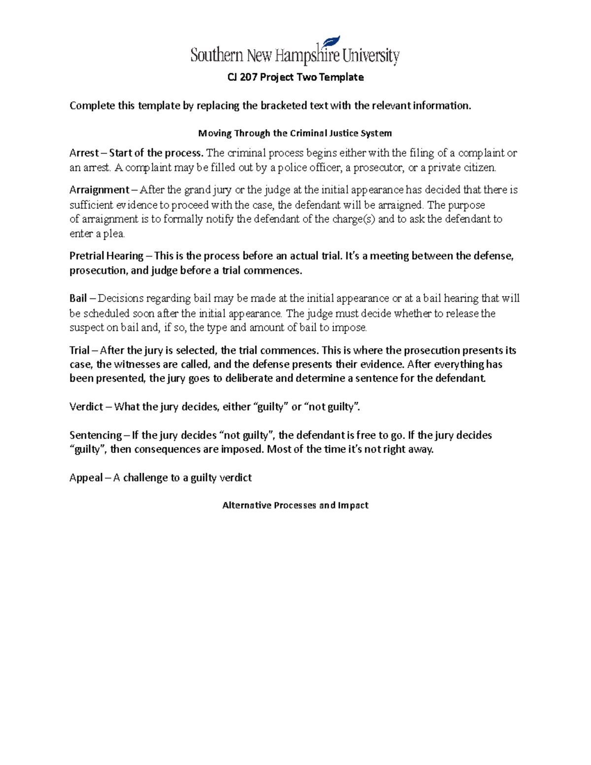 Freise CJ 207 Project Two Template - CJ 207 Project Two Template ...