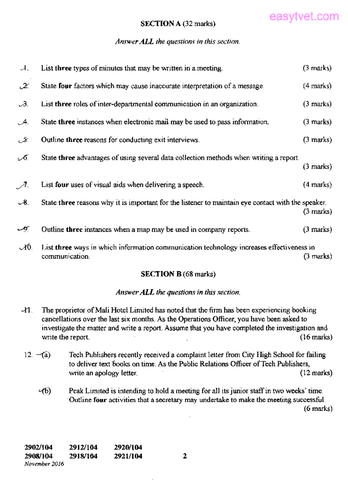 2016 nov CS - This are knec past papers for DICT Module 1 students ...