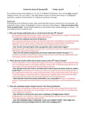 Lesson 5 reading review questions - Lesson 5 reading review Questions ...