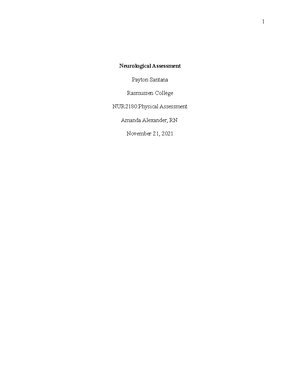 Module 4 GI Assessment Form - Documentation of an Assessment of The ...