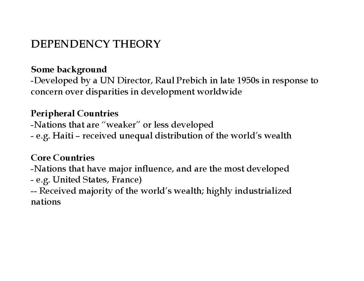 Dependency Theory of economic growth a1baccd 54d10720 afb0b142270384227 ...