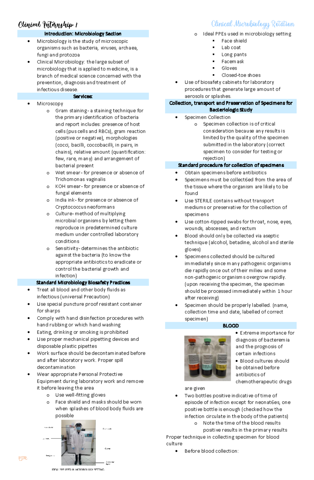 Clinical Microbiology Rotation - Introduction: Microbiology Section ...